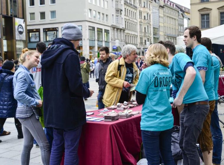 Demonstrators in Munich Learn the Truth About Drugs During “Global ...