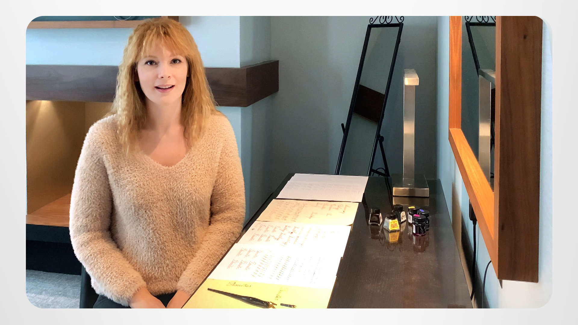 Csilla’s Courageous Calligraphy @home