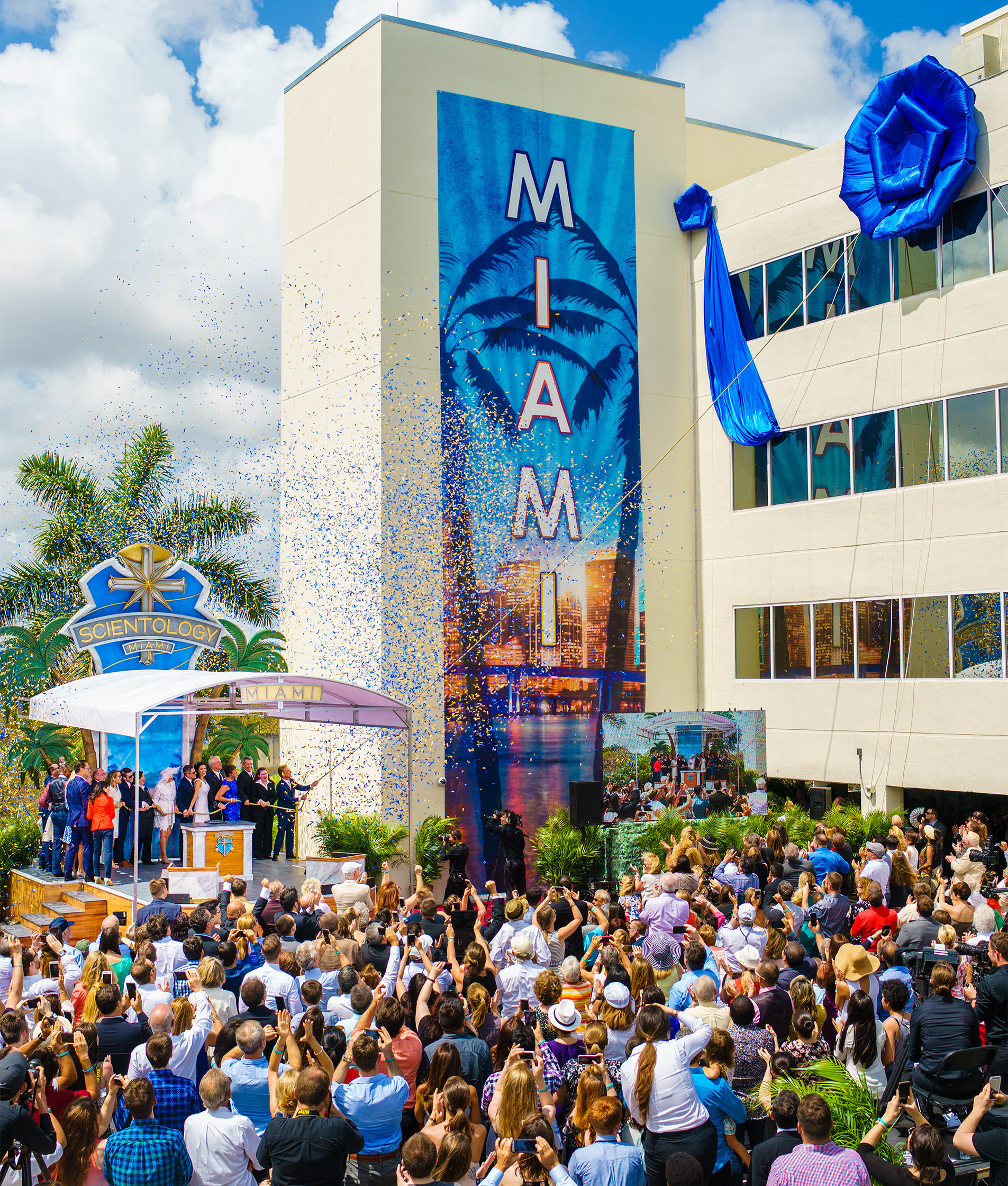 A Magical Welcome Greets Miami’s New Church of Scientology