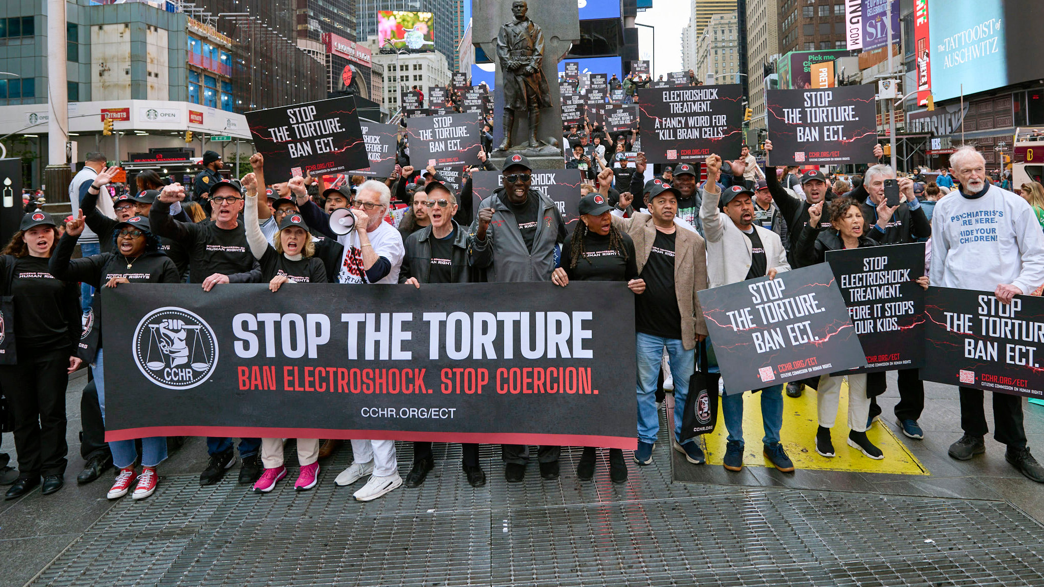 Human Rights Watchdog Marches to Ban Electroshock
