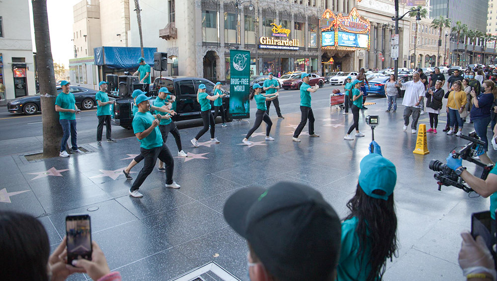 Flash Mob Launches Initiative to Tackle Drug Abuse In LA