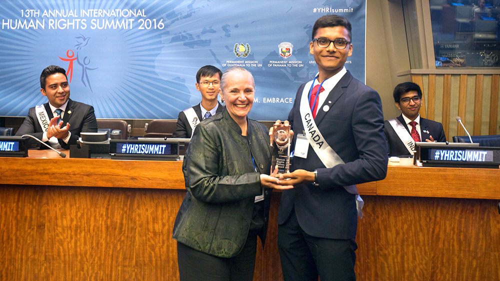 Passionate Champion of Human Rights Awarded