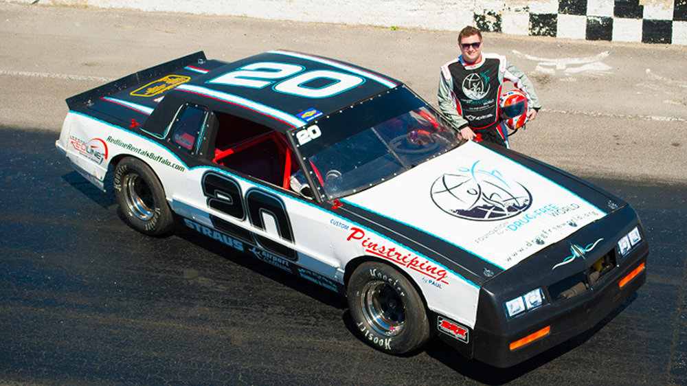 Champion Stock Car Driver Races to a Drug-Free Finish Line