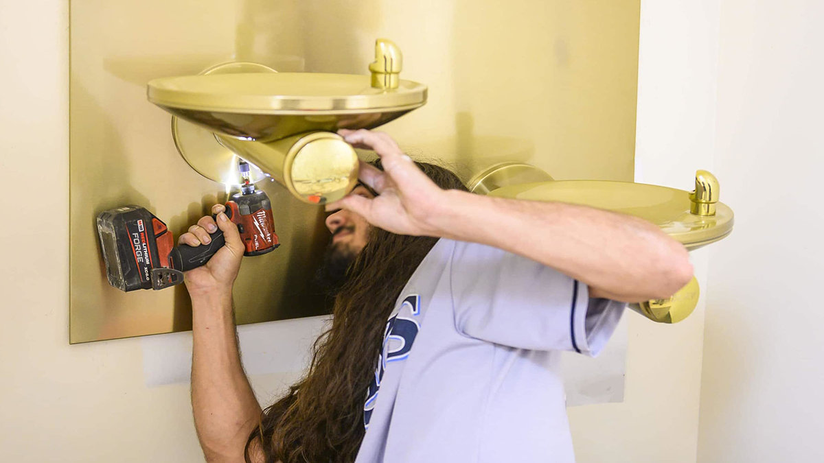 Brass Drinking Fountains Installed at the Woolworth Building