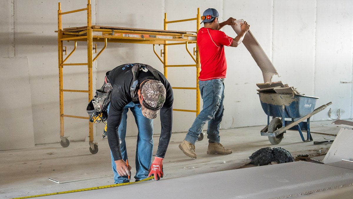 First-Floor Drywall Installation Progresses at the Woolworth Building
