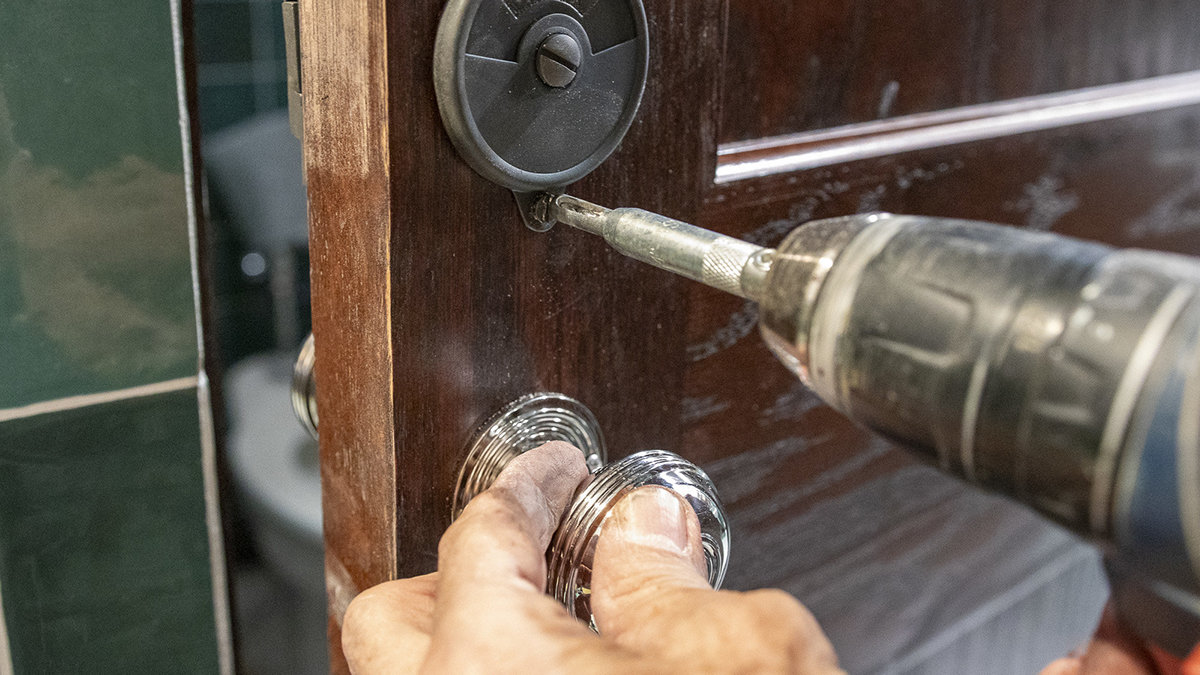 1930s-Style Bathroom Doors and Hardware Installed Inside the Woolworth ...