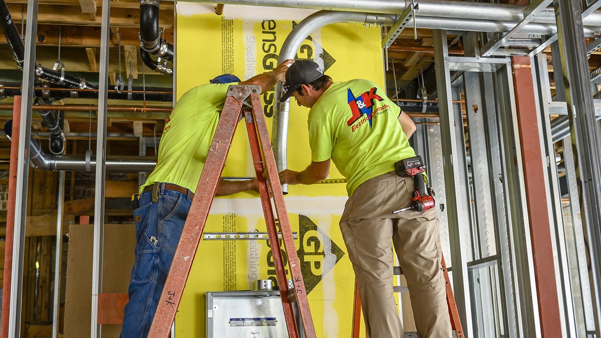 Electrical Utility Work Advances on the Second Floor of the Peoples ...