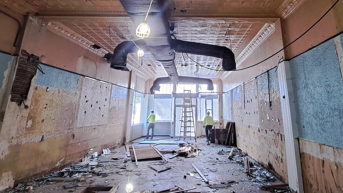 Interior Demolition Begins at Brown Brothers Building to Remove Non ...