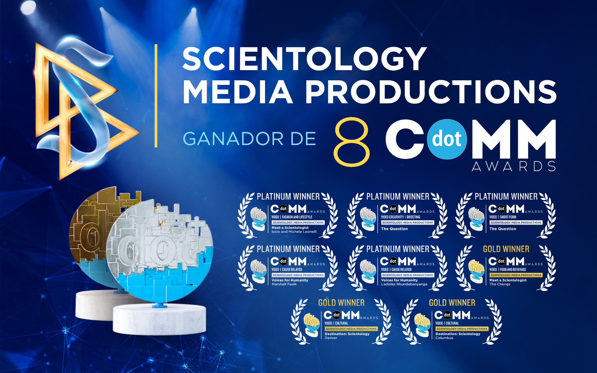 Ocho Premios, Una Visión: Scientology Media Productions fue Honrada en ...