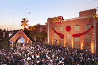 Ribbon Falls on Ideal Org in the Birthplace of Scientology