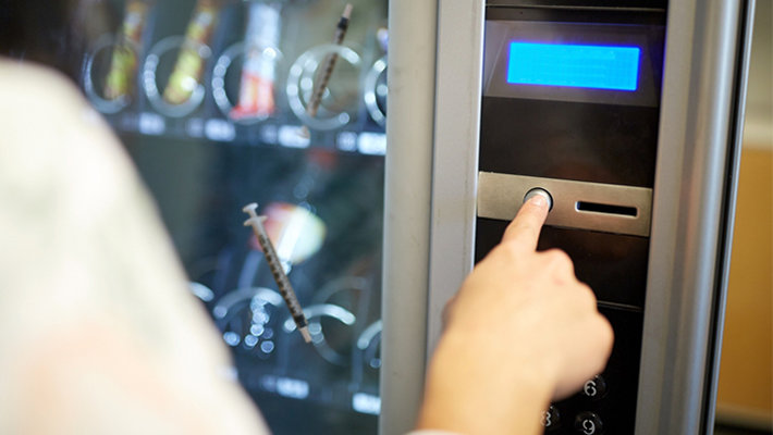 Drug Needle Vending Machines
