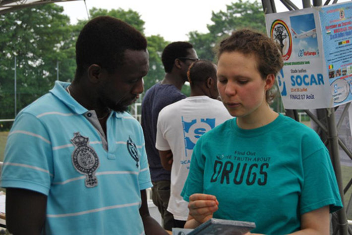 Teaming Up to Promote Drug-Free Living