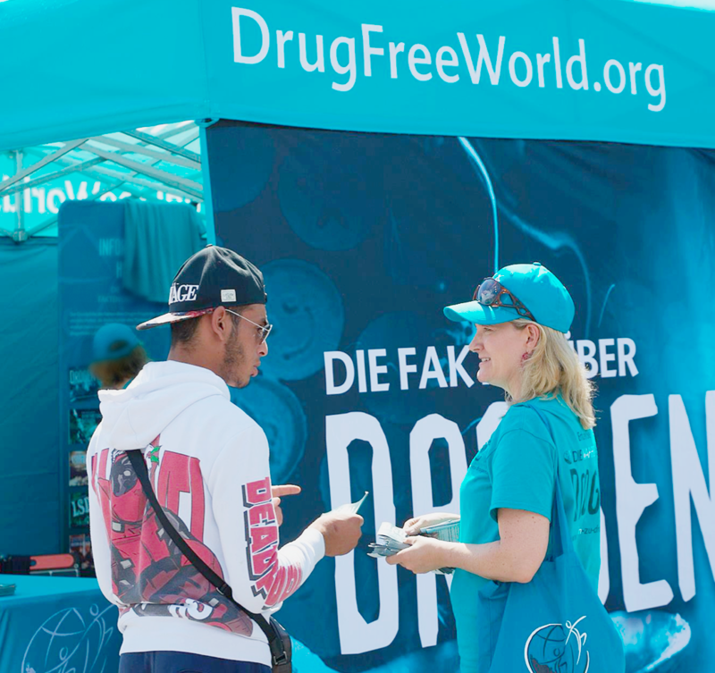 Promoting the Value of Drug-Free Living at the UEFA Championship Games