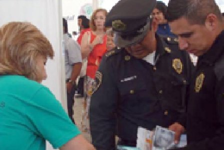Truth About Drugs Booth at Mexico City Health Conference